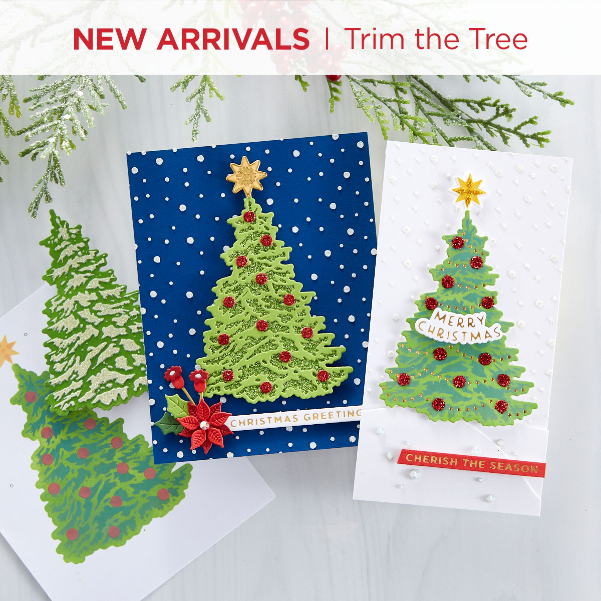 Spellbinders – Trim the Tree Collection - Love Notes By Jess